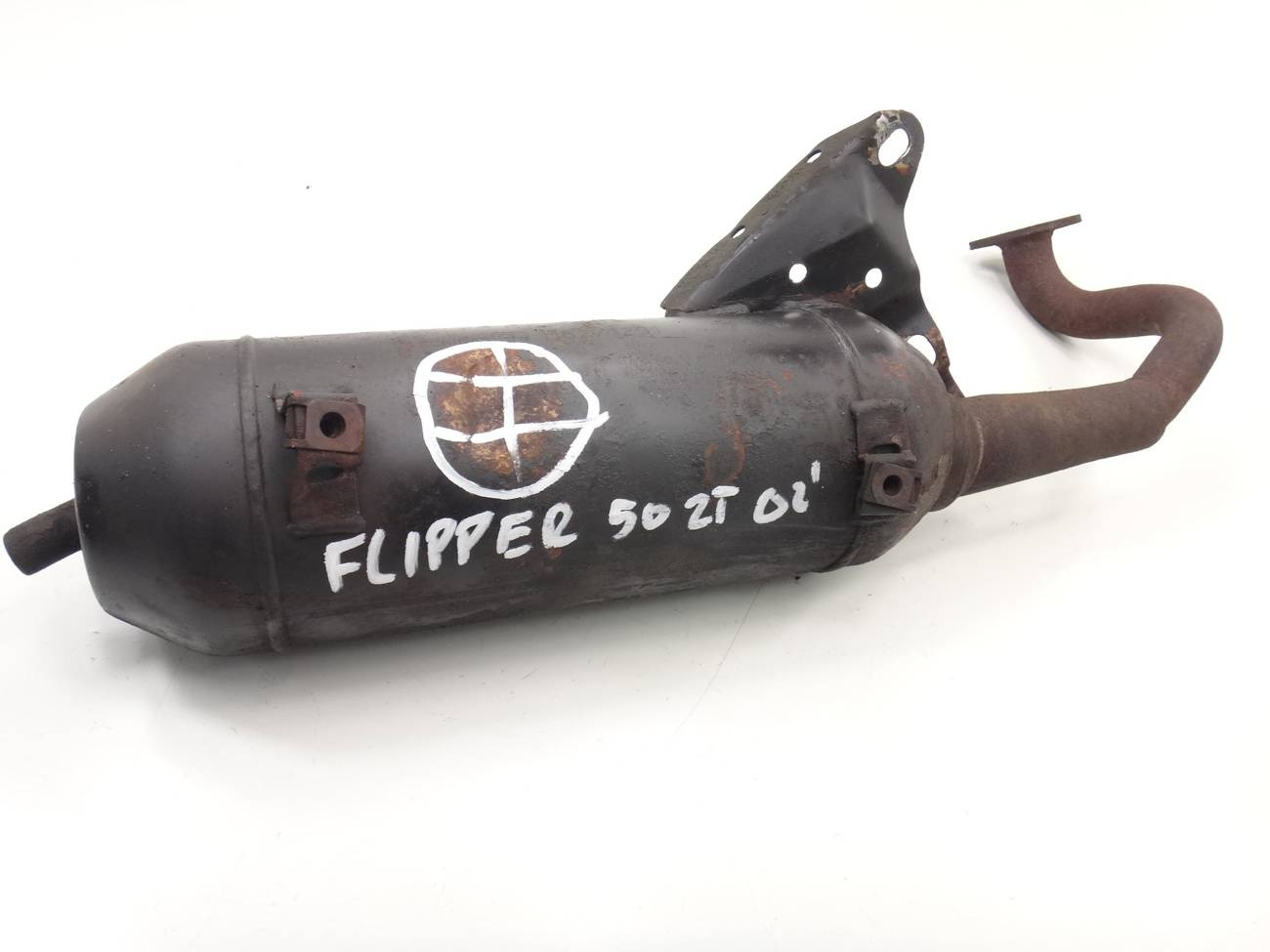 YAMAHA WHY FLIPPER 50 TŁUMIK WYDECH KOLEKTOR | Sklep z częściami ...